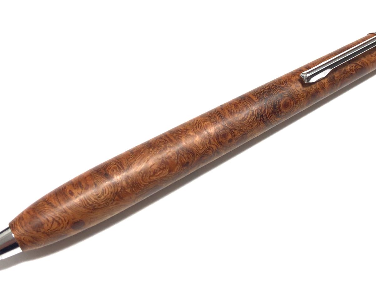 木軸｜花梨瘤 シャープペンシル Mark2（Steef&Co.｜木軸シャープペン）